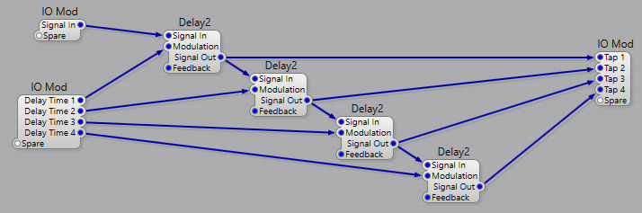 Creating multi tap echo - Synthedit help and tutorials