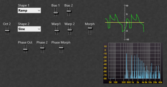 Wave bending and morphing VCO - Synthedit help and tutorials